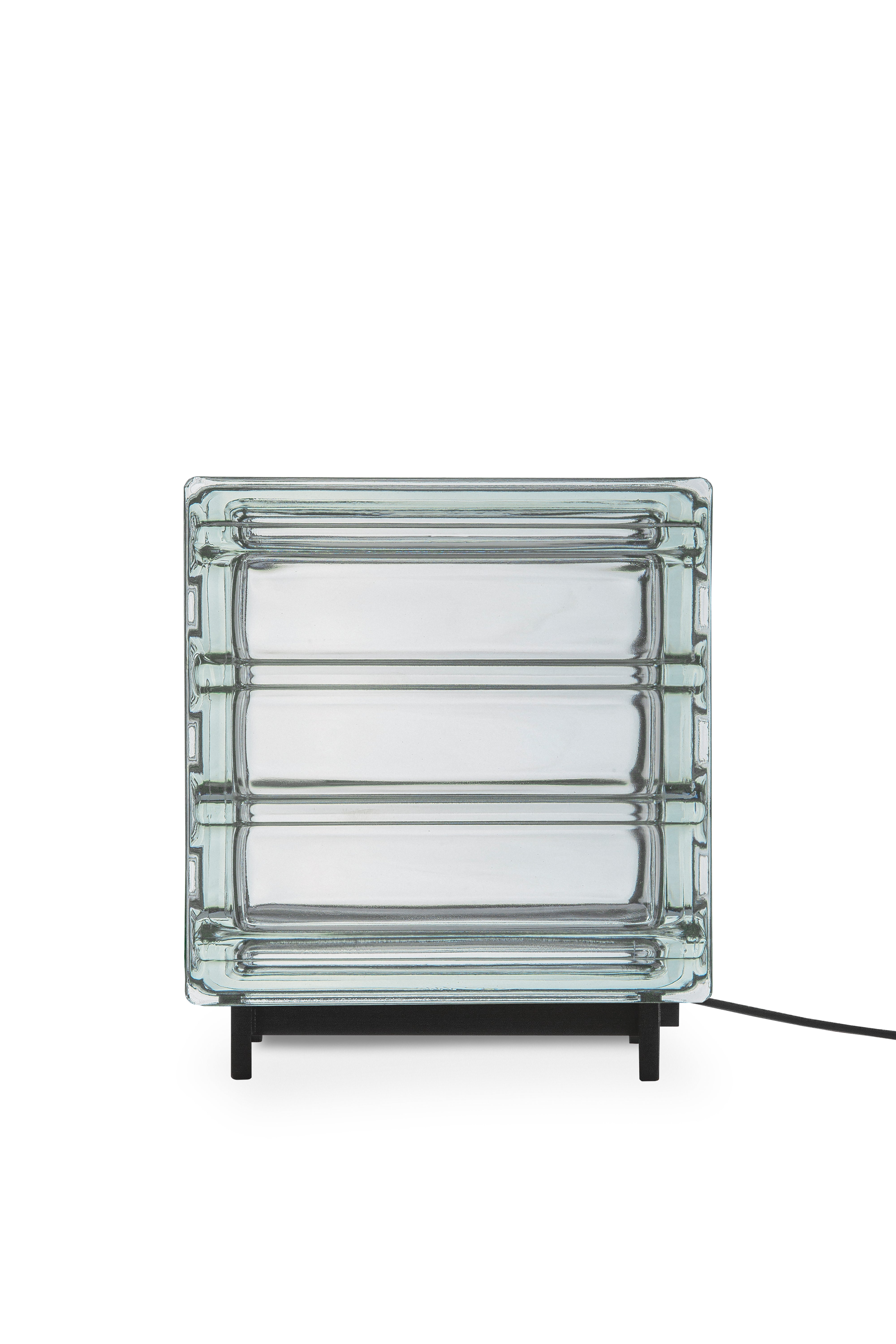 Doric Lamp 01 – Sculptural Glass Block Table Lamp - UAE – Formaobject