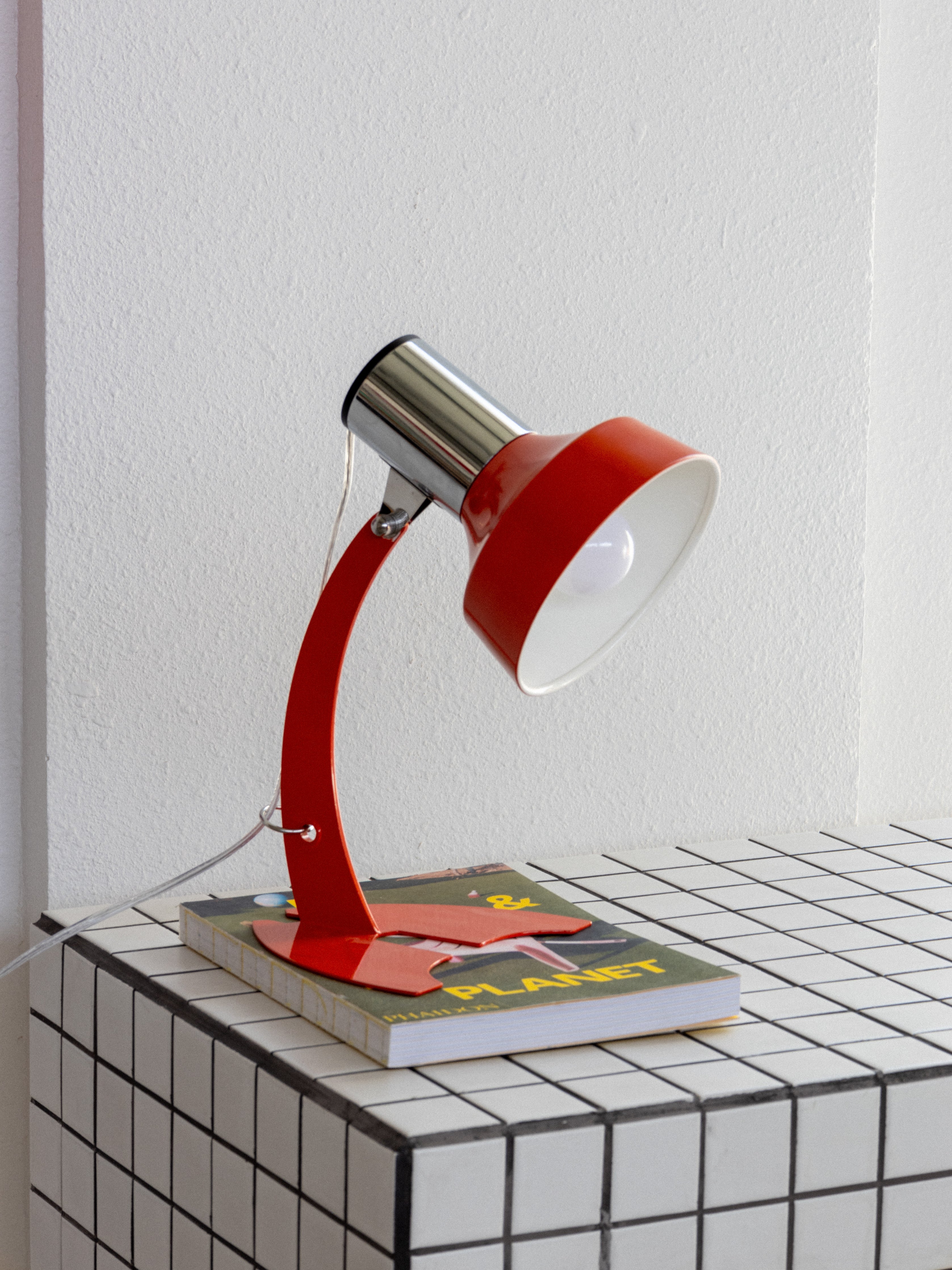 Orange Daffy Table Lamp | Unique Designer Lamp UAE – Formaobject